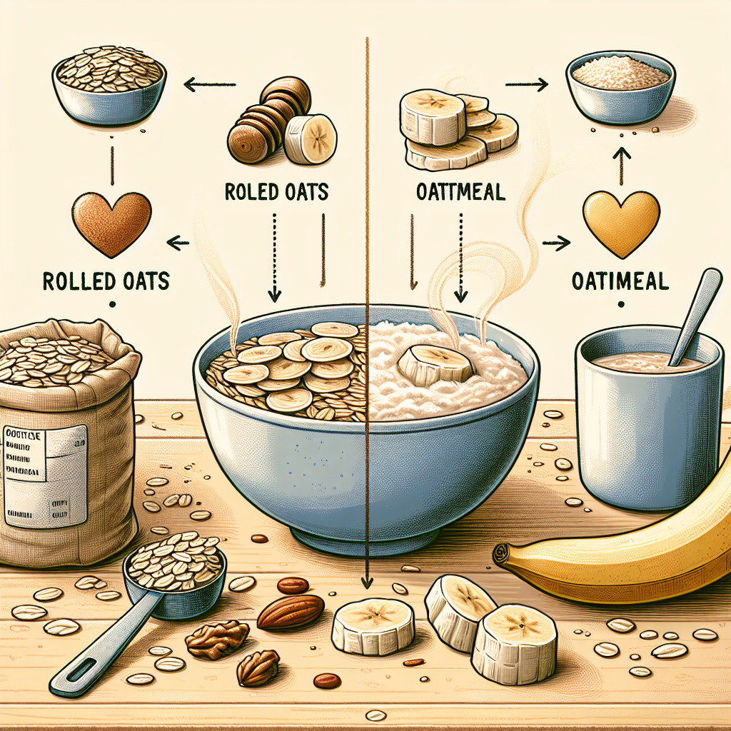 Rolled Oats Vs Oatmeal Understanding The Differences